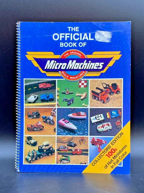 VINTAGE THE OFFICIAL Book Of Micro Machines Collectors Edition Full ...
