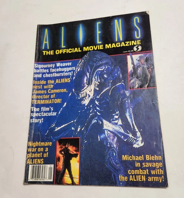 ALIEN THE OFFICIAL Movie Magazine 1986 Sigourney Weaver Alien Sci-Fi ...