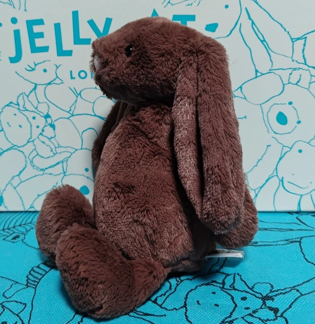 JELLYCAT SMALL BASHFUL Fudge Bunny £45.00 - PicClick UK