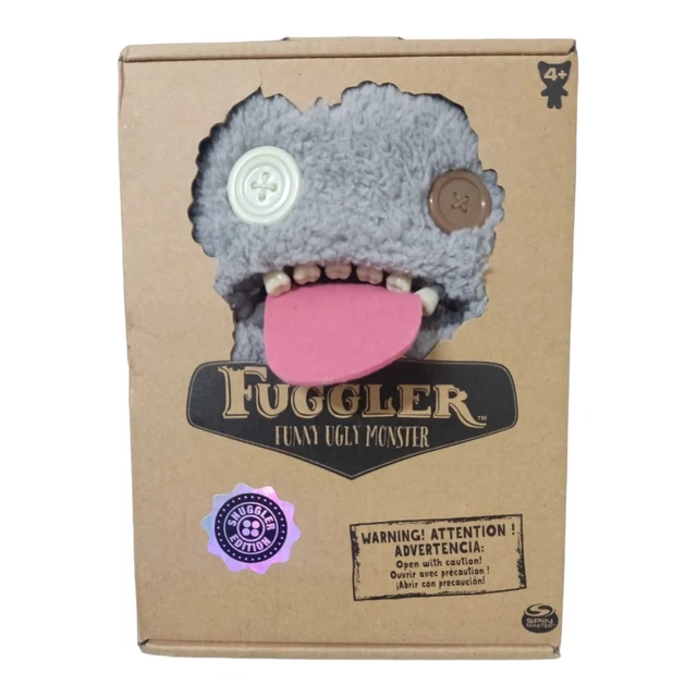 FUGGLER OOGAH BOOGAH Snuggler Edition Funny Ugly Monster Fuzzy Grey £11 ...