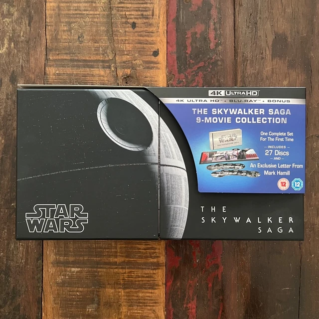 STAR WARS: THE Skywalker Saga Box Set UHD - Limited Edition (27 discs ...