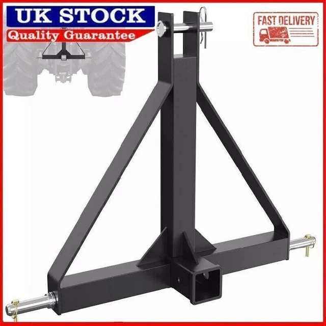 3 POINT LINKAGE TOW HITCH - Compact Tractor Mounted Towing Cat 1 ...
