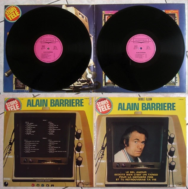 ALAIN BARRIERE-2X33T SUPER STARS TELE-LE BEL AMOUR-SI TU NE ME REVENAIS ...