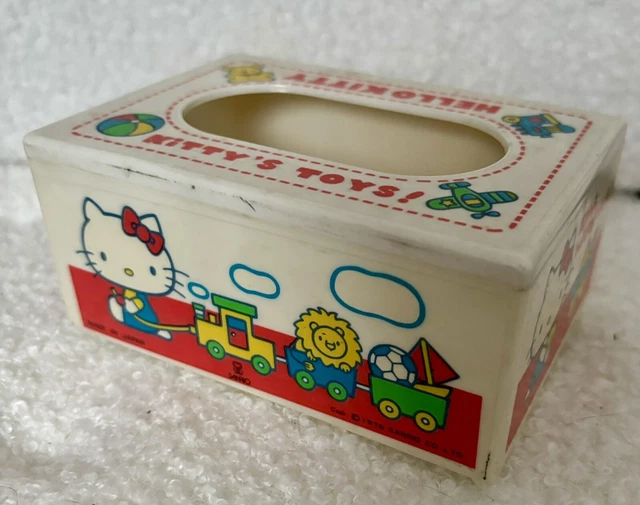 HELLO KITTY SANRIO Plastic Box Vintage 1976 Japan Collector EUR 150,00 ...