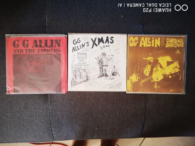 VINYL 45 T ORIGINAL GG Allin's and the jabbers carolina shitkickers ...