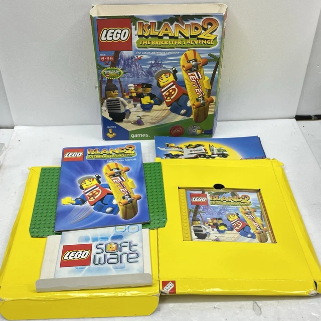 LEGO ISLAND 2 The Brickster’s Revenge PC CD-ROM Game Jewel Case Version ...