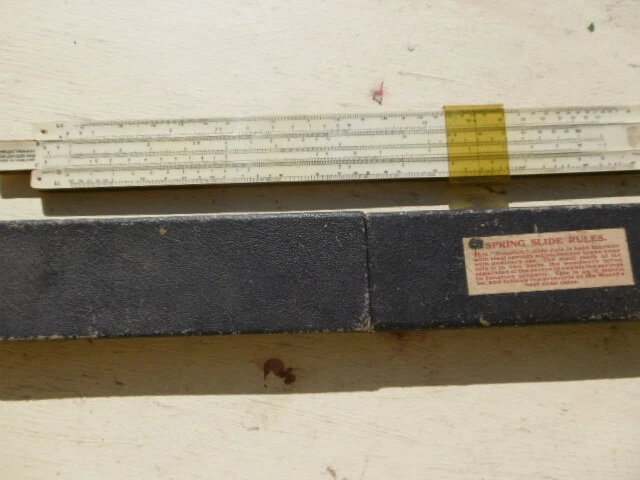 RÈGLE À CALCUL en bois SIMPLON Primary(log-log) EUR 10,50 - PicClick FR