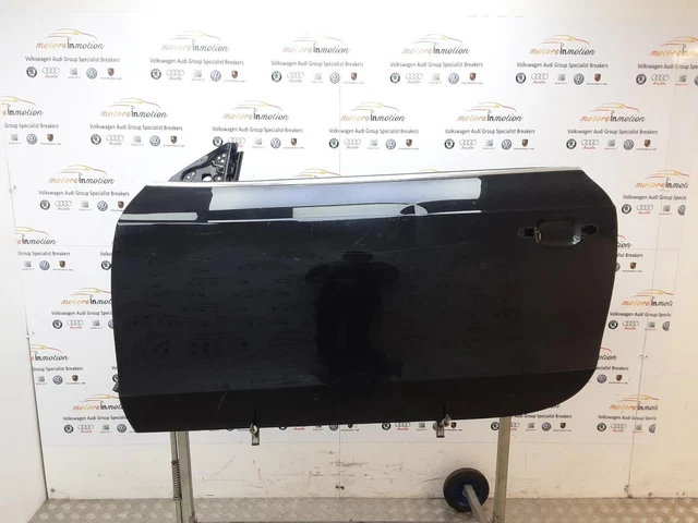AUDI A5 MK1 8T Left Front Door Coupe LY9B Brilliant Black *See Images ...