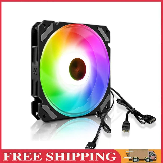 CPU COOLER ARGB 120mm 4 Pin Radiator PC Computer Case Cooling Fan EUR ...