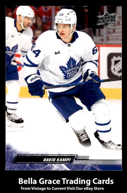 2022-23 UPPER DECK David Kampf #423 Toronto Maple Leafs NHL Hockey EUR ...