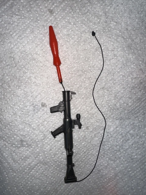 RAMBO FIRST BLOOD BAZOOKA rocket launcher RPG missile Coleco weapon ...