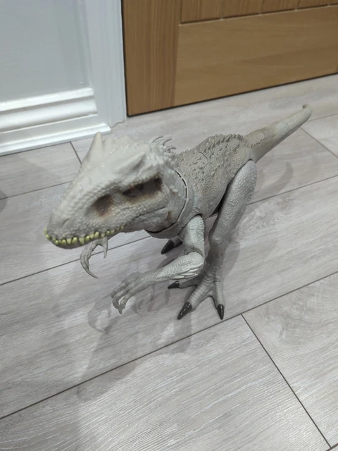 JURASSIC WORLD DESTROY N Devour Indominus Rex Roaring Light Up Fully ...