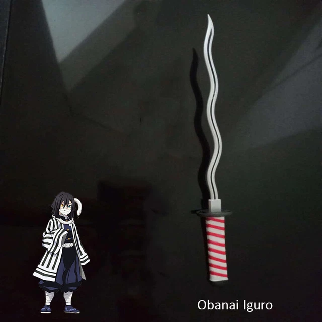 15.5& DEMON SLAYER Kimetsu no Yaiba Obanai Iguro Nichirin Blades Mini ...