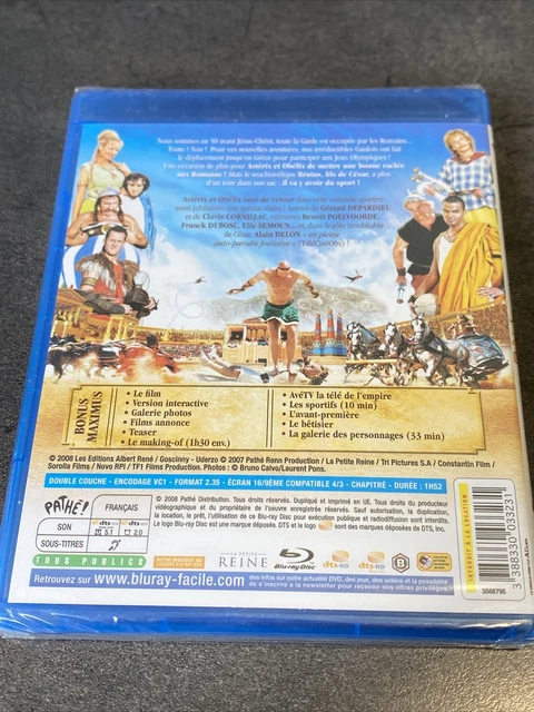 ASTERIX AUX JEUX Olympiques Bluray Depardieu Delon Poelvoorde Cornillac ...
