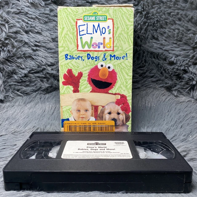 VHS SESAME STREET - Elmos World - Babies, Dogs More (VHS, 2000) EUR 11 ...