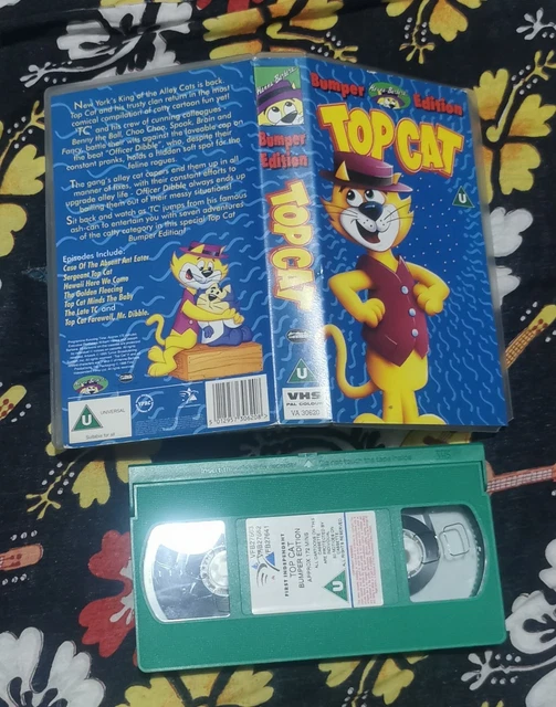 TOP CAT BUMPER Edition VHS Children's Family Video Tape Hanna-Barbera £ ...
