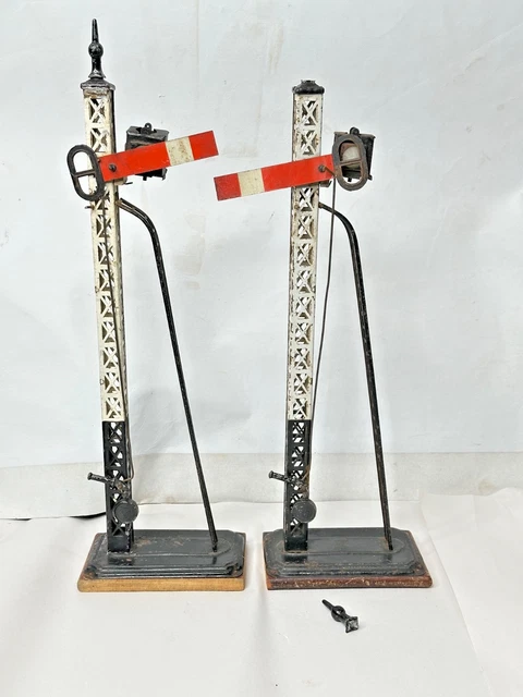 VINTAGE PRE-WAR BING Gauge 1 Single Arm Semaphore Signals c1920s ...