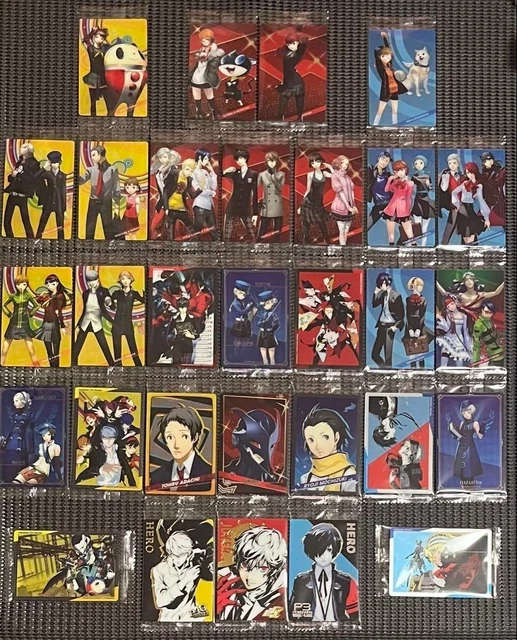 JEU COMPLET DE cartes Persona Series Wafer 2 P3R & P4G & P5R All 30 ...
