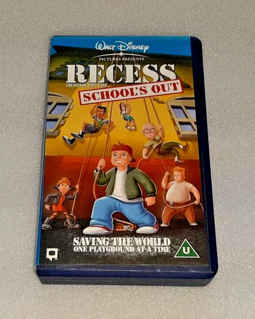 WALT DISNEY PAL VHS Video Tape Cassette Recess School's Out EUR 6,92 ...