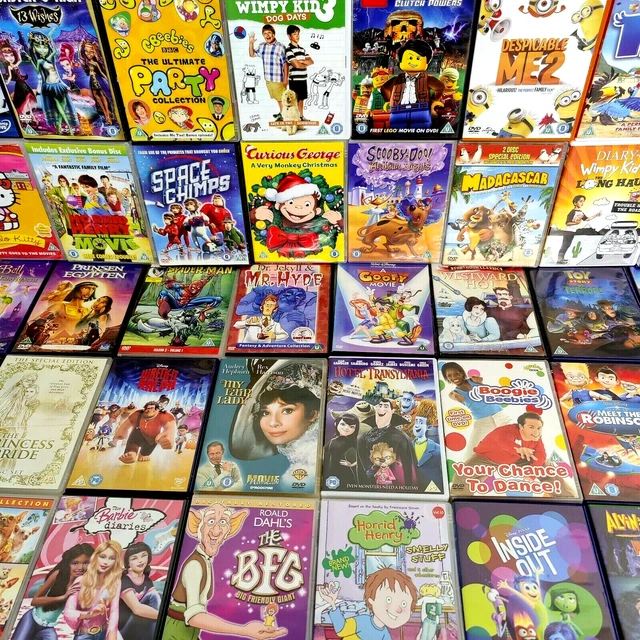 20 CHILDREN'S DVD Bundle Family Kids Job Lot Disney DreamWorks pixar ...