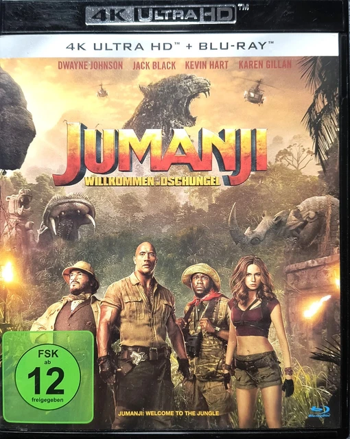 JUMANJI WELCOME TO the Jungle 4K UHD Jumanji Willkommen im Dschungel ...