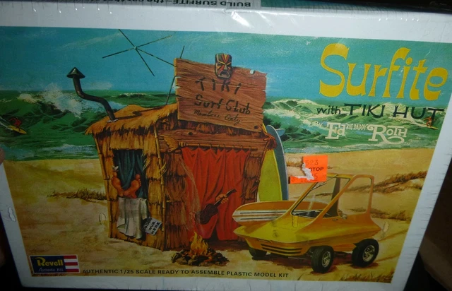 REVELL H-1240 SURFITE with Tiki Hut Ed Big Daddy Roth MODEL KIT 1/25 ...