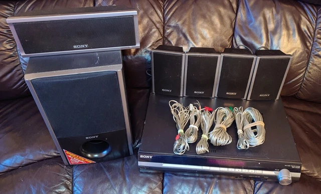 SONY S-MASTER DIGITAL Amplifier Subwoofer DVD Theatre 5.1 System DAV ...