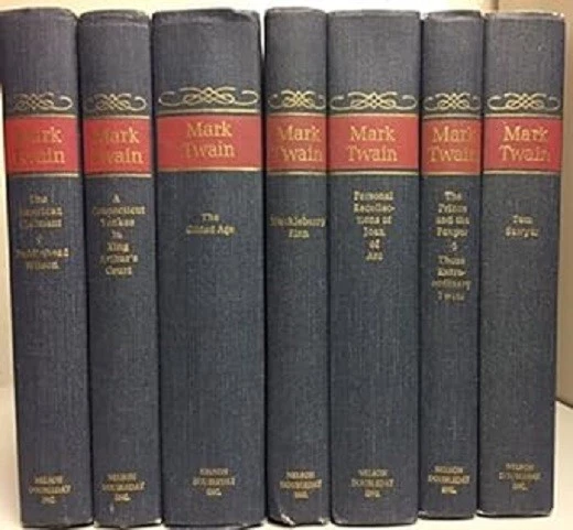 COMPLETE NOVELS OF Mark Twain 7-Volume Set Nelson Doubleday - S Clemens ...