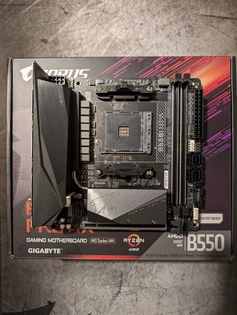GIGABYTE B550I AORUS PRO AX AM4 AMD Mini ITX Motherboard £130.00 ...