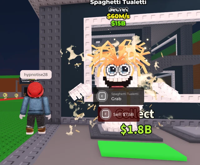 STEAL A BRAINROT SAB Secret - Spaghetti Tualetti 60M/s INSANELY RARE £ ...