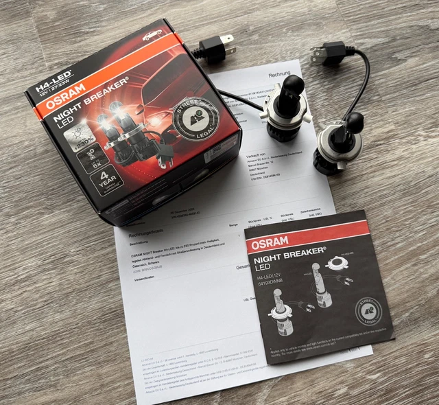 OSRAM NIGHT BREAKER LED H4 Satz mit Rechnung und Garantie! EUR 78,00 ...