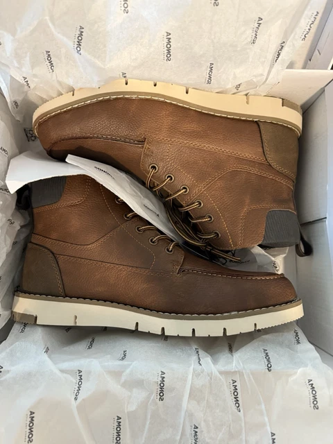SONOMA ETHANN COGNAC Men’s Boots - Brown Size 10 NIB £16.35 - PicClick UK