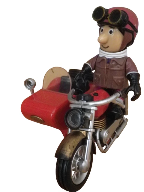 POSTMAN PAT AJAY with Motorbike And Sidecar Push Along toy £9.95 ...