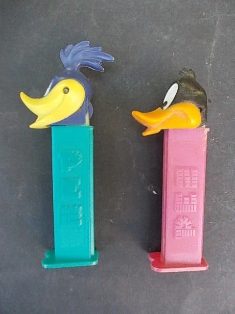2 PEZ DAFFY DUCK + BIP BIP Warner Bros 4 966 305 Made in Austria ...