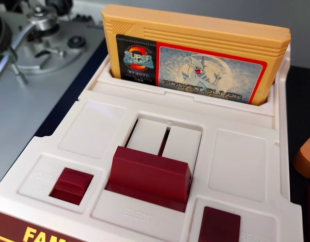 POCKET SILVER POKEMON - 8 Bit Game Cartridge Famiclone Famicom Dendy ...