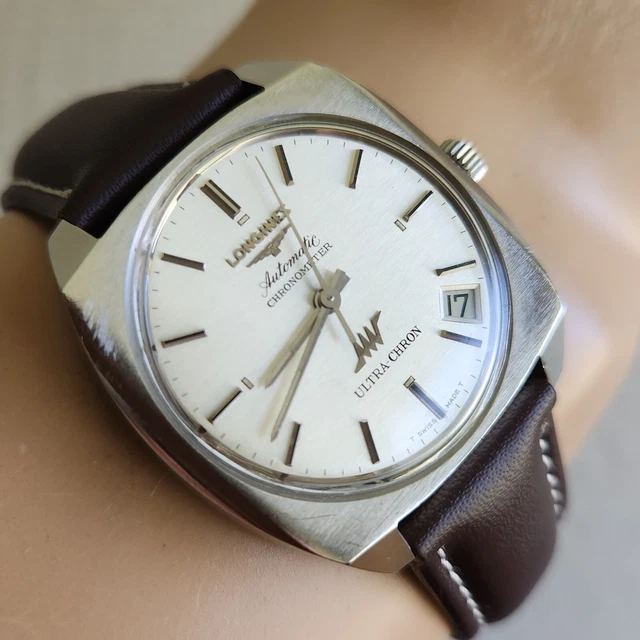 OROLOGIO UOMO VINTAGE Longines ULTRA-CRONOMETRO Cal.431 36000BPH 1969 ...