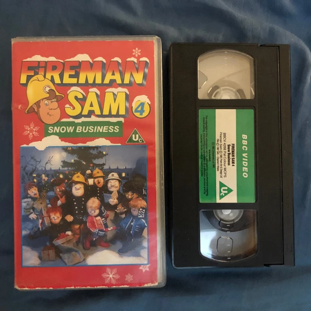 FIREMAN SAM - Snow Business (4) VHS Video Tape - Vintage Retro. £24.99 ...