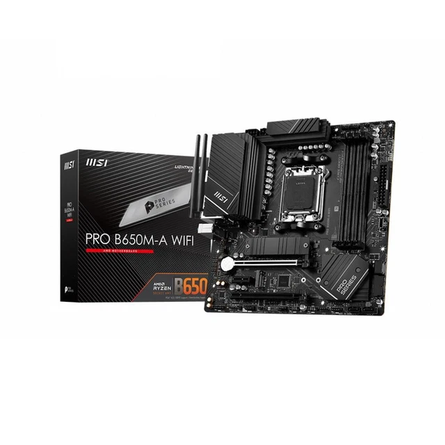 MSI PRO B650M-A WIFI Socket Am5/B650/Ddr5/S-Ata 6Gb/S/Micro Atx £186.65 ...