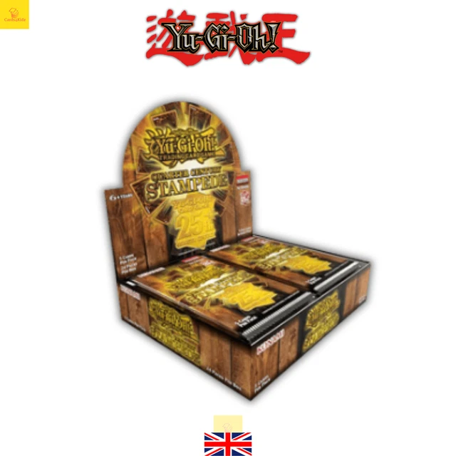 YU-GI-OH QUARTER CENTURY Stampede Verstärker Box Display RA04 1Ed ...