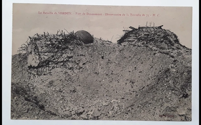 CPA-55-LA BATAILLE DE VERDUN-Fort de Douaumont-Observatoire de la ... CPA-55-LA BATAILLE DE VERDUN-Fort de Douaumont-Observatoire de la ...