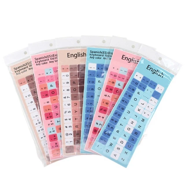 RUSSIAN LETTER KEYBOARD Sticker English Alphabet Layout Computer EUR 3 ...