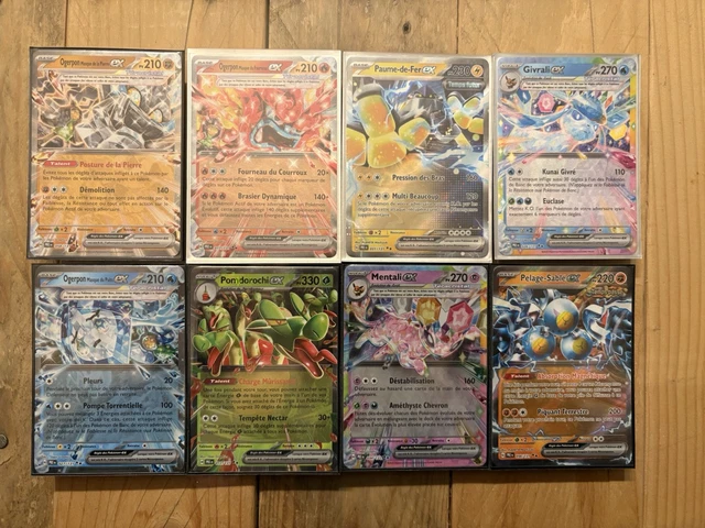 LOT DE 8 Cartes Pokémon Ultra Rare Ex Évolution Prismatiques EV08.5Fr ...