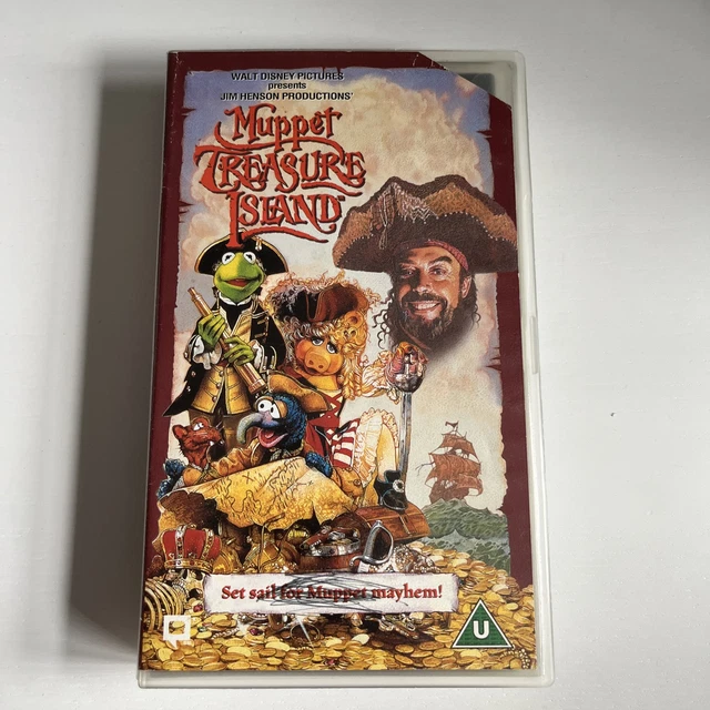 MUPPET TREASURE ISLAND VHS Walt Disney PAL Video Tape Cert U 1996 £1.75 ...