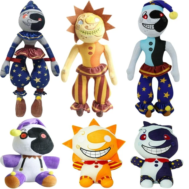 SUNDROP MOONDROP FNAF Plush Toy Sunrise Security Breach Clown Sun And ... SUNDROP MOONDROP FNAF Plush Toy Sunrise Security Breach Clown Sun And ...