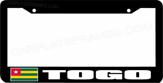 TOGO FLAG LICENSE Plate Frame $14.00 - PicClick CA