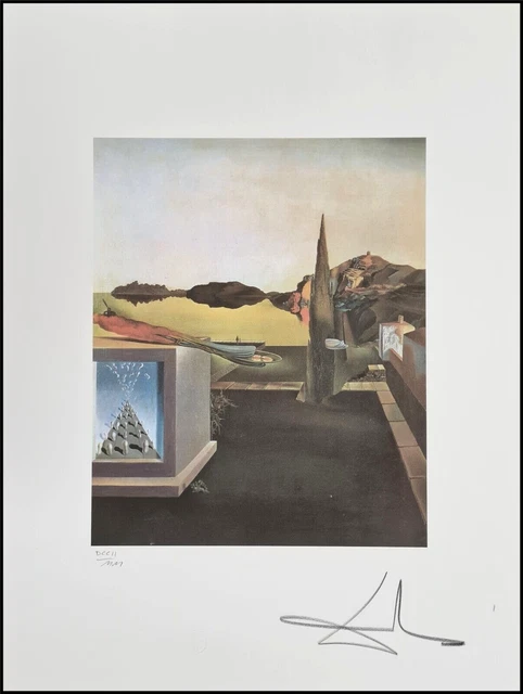 SALVADOR DALI * Surrealist Object... * 50 x 65 cm * signed lithograph ...