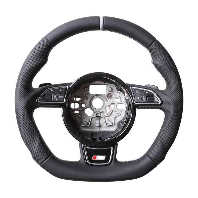 AUDI LENKRAD A4 B8 A1 8X A3 8V A6 C7 A7 A8 D4 Q3 8U Q7 4L Neu Beziehen 57346 EUR 329,00 ...