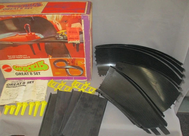 VINTAGE MATTEL SIZZLERS Chopcycles Great 8 Fat Track Set Pièces ...