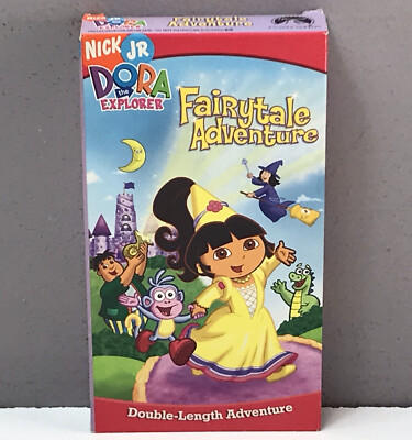 NICK JR DORA the Explorer Fairytale Adventure VHS Video Tape Spanish ...