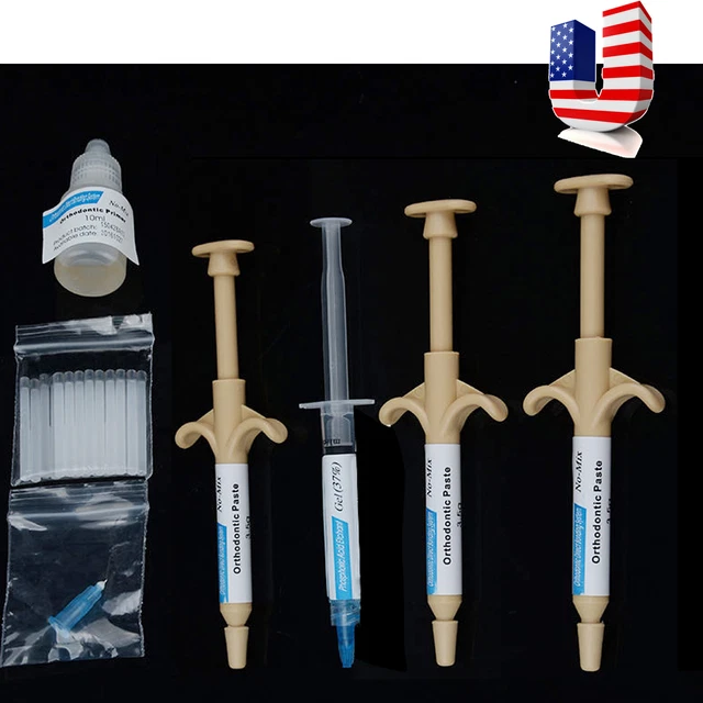 DENTAL ORTHODONTIC PASTE Adhesive Bonding Self Curing Composite Resin ...